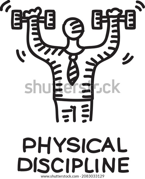 Physical Discipline Sketchy Vector Illustration Stock Vector (Royalty ...