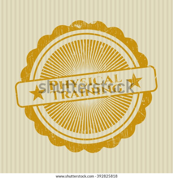 Physical Training Grunge Style Stamp Stock Vector (Royalty Free ...