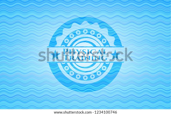 Physical Training Light Blue Water Wave Stock Vector (Royalty Free ...