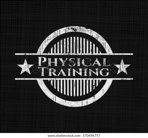 Physical Training On Blackboard Stock Vector (Royalty Free) 370696757 ...