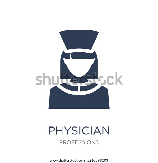 Physician Assistant Icon Trendy Flat Vector Stock Vector (Royalty Free ...