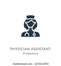 Physician Assistant Icon Thin Linear Physician Stock Vector (Royalty ...