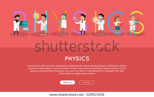 Physics Banner Science Alphabet Abc Vector: เวกเตอร์สต็อก (ปลอดค่า ...