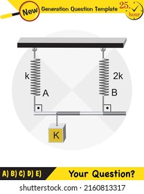 Physics Education Illustrations Motion Laws Motion Stock Vector ...