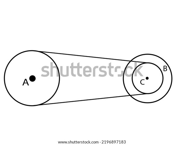 Physics Scientific Rotate Gear Wheel Illustration Stock Vector (Royalty ...