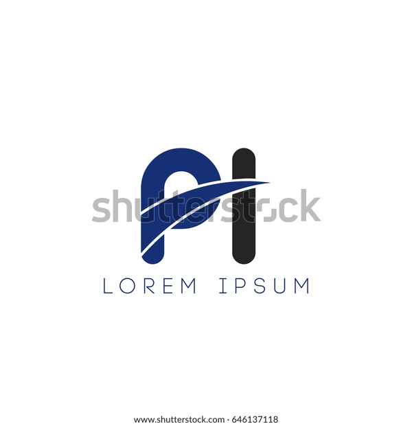 Pi Initial Letter Uppercase Logo Blue: เวกเตอร์สต็อก (ปลอดค่าลิขสิทธิ์ ...