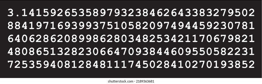 1,891 Pi Patterns Images, Stock Photos & Vectors | Shutterstock