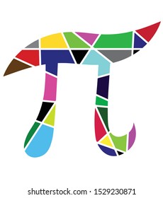Pi Symbol Icon Vector Illustration Stock Vector (Royalty Free ...