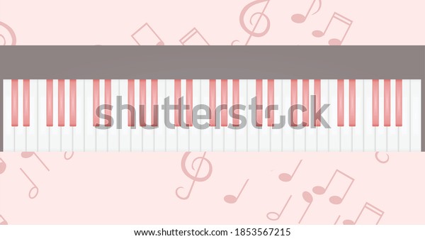 Piano Synthesizer Keys Vector Stock Vector (Royalty Free) 1853567215 ...