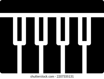 Piano Vector Illustration On Transparent Background Stock Vector ...