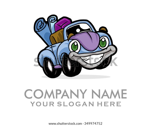 Pick Car Character Illustration Logo Icon Stock Vector (Royalty Free ...