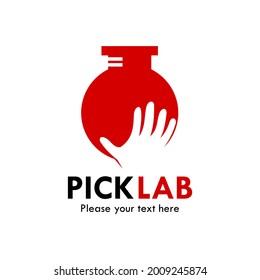 Pick Lab Logo Template Illustration Stock Vector (Royalty Free ...