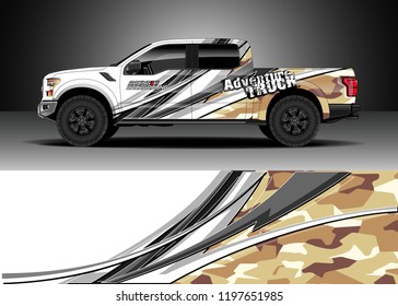 Pick Truck Decal Design Vector Graphic Stock Vector (Royalty Free ...