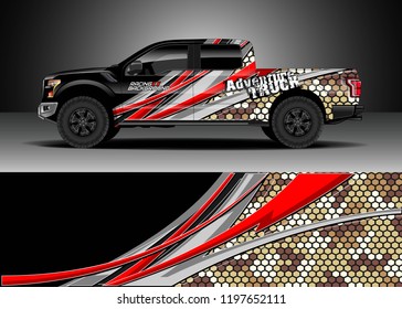 Pick Truck Decal Design Vector Graphic Stock Vector (Royalty Free ...