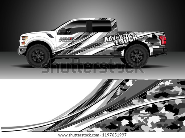 Pick Truck Decal Design Vector Graphic Stock Vector (Royalty Free ...