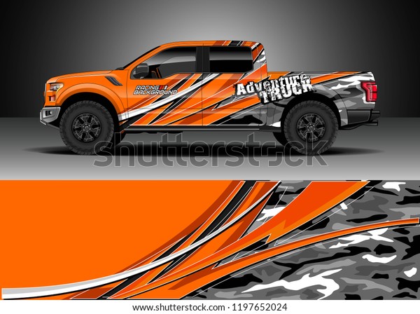 Pick Truck Decal Design Vector Graphic Stock Vector (Royalty Free ...