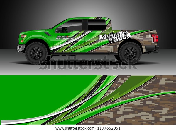 Pick Truck Decal Design Vector Graphic Stock Vector (Royalty Free ...