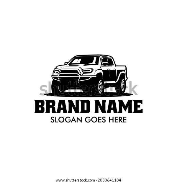 Pick Truck Logo Design Isolated Vector Stock Vector (Royalty Free ...