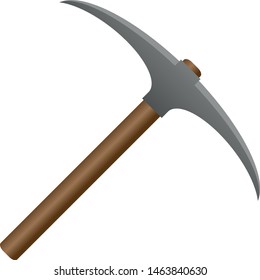Pickaxe Icon Cartoon Sickle Vector Icon Stock Vector (Royalty Free ...