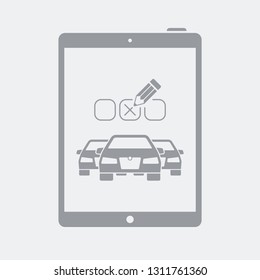 Picking Configuration Car Options Online Stock Vector (Royalty Free ...