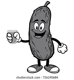 Pickle Water Illustration Stock Vector (Royalty Free) 726190684 ...