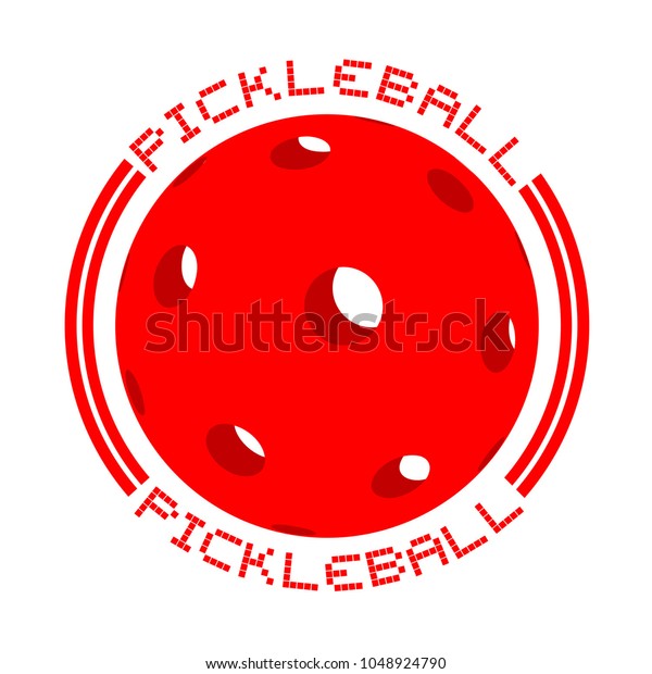 Pickleball Symbol Design Stock Vector (Royalty Free) 1048924790