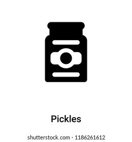 Pickles Icon Vector Isolated On White Stock Vector (Royalty Free ...