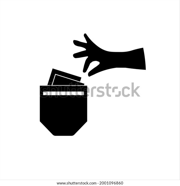 Pickpocket Icon Logo High Resolution Stock Vector (Royalty Free ...