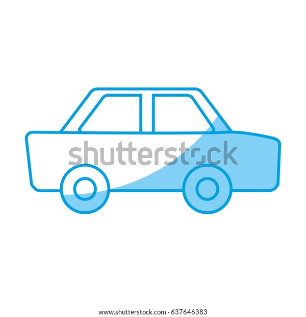 Pictogram Car Icon Stock Vector (Royalty Free) 637646383