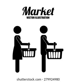 Pictogram Design Over White Background Vector Stock Vector (Royalty ...
