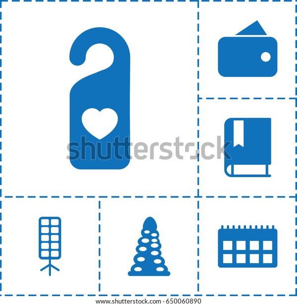 Pictogram Icon Set 6 Pictogram Filled Stock Vector (Royalty Free ...