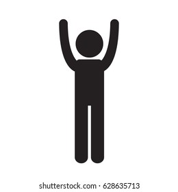Pictogram Man Icon Stock Vector (Royalty Free) 628635713 | Shutterstock