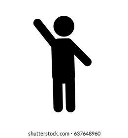 Pictogram Man Icon Stock Vector (Royalty Free) 637648960 | Shutterstock