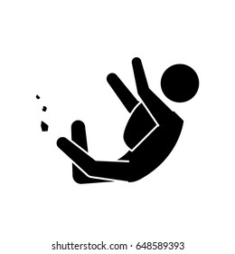 Pictogram Man Jumping Concept Stock Vector (Royalty Free) 648589393 ...