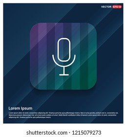 Pictogram Microphone Icon Free Vector Icon Stock Vector (Royalty Free ...
