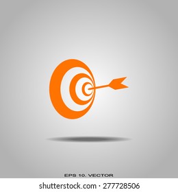 Pictogram Target Stock Vector (Royalty Free) 302986799