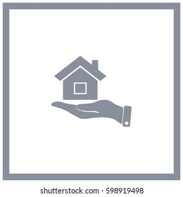 Pictograph Home Stock Vector (Royalty Free) 443417215