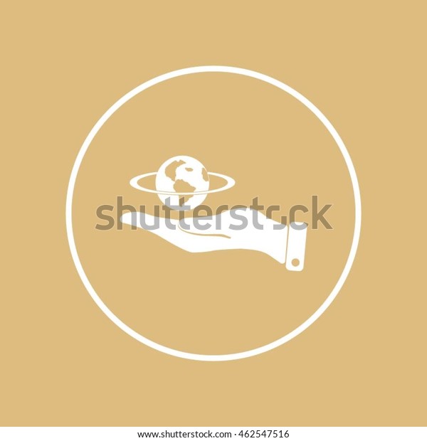 Pictograph Icon Earth Stock Vector (Royalty Free) 462547516 | Shutterstock