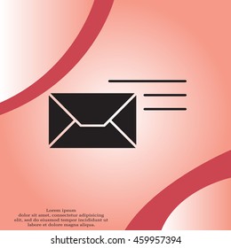 Pictograph Mail Stock Vector (Royalty Free) 342136043