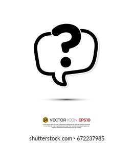 Question Mark Bubble Ask Why Icon 库存矢量图（免版税）466333685 | Shutterstock