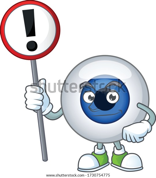 Picture Human Eye Ball Cartoon Character 库存矢量图（免版税）1730754775 ...