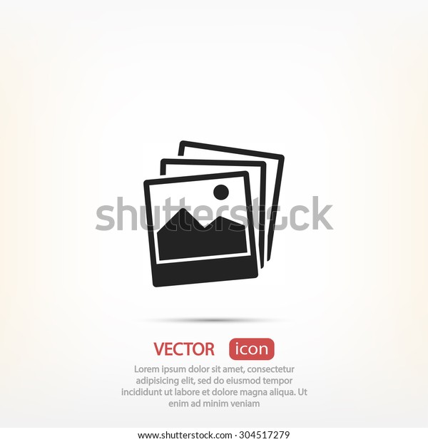 Picture Icon One Set Web Icons Stock Vector (Royalty Free) 304517279