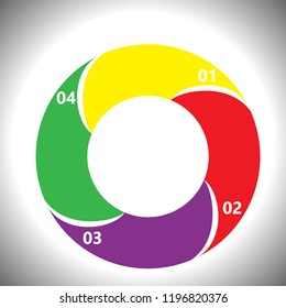 Picture Infographics Form Circle Without Text Stock Vector (Royalty ...