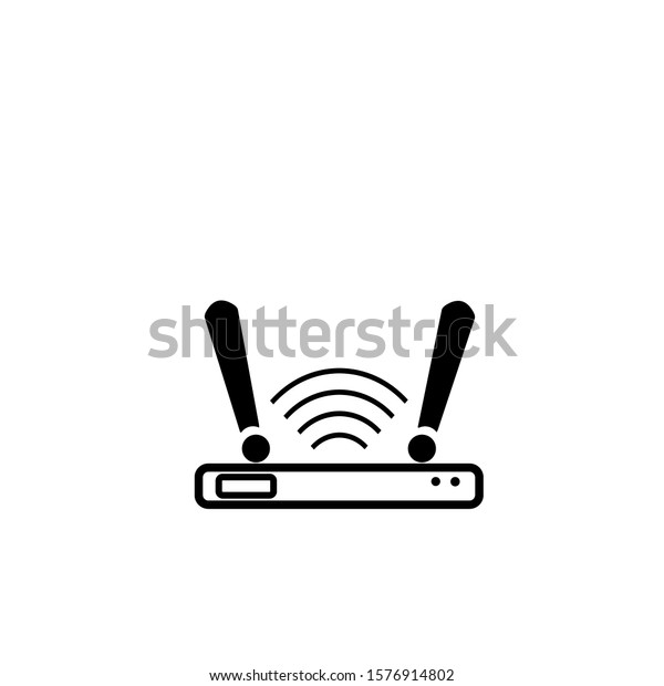 Picture Router Wifi Vector Graphics Stock Vector (Royalty Free ...