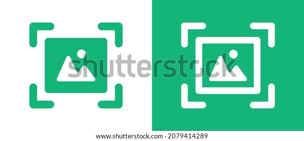Picture Snapshot Vector Icon Illustration Stock Vector (Royalty Free ...