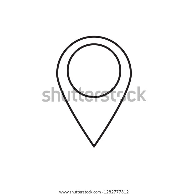 Picture There Icon Label Map Educational: เวกเตอร์สต็อก (ปลอดค่า ...