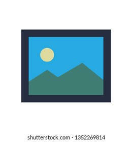 Picture Vector Icon Image Symbol Flat Stock Vector (Royalty Free ...
