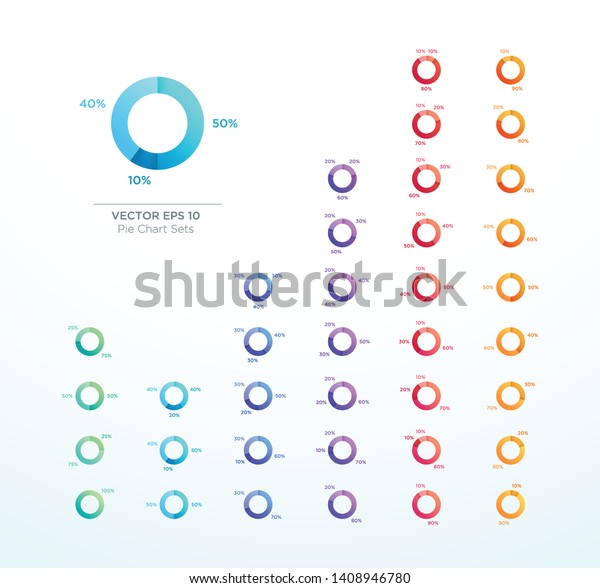 Pie Chart Vector Circle Diagram Infographic Stock Vector (Royalty Free ...