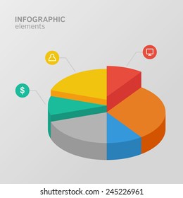 Pie Diagram Infographic Stock Vector (Royalty Free) 245226961 ...