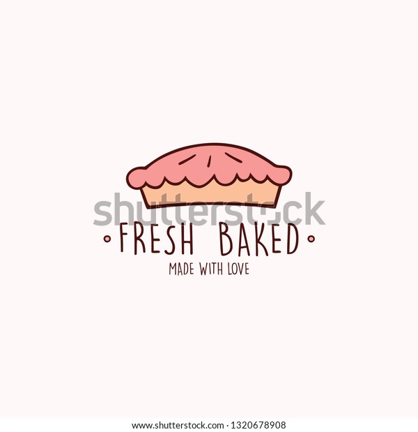 Pie Shop Logo Bakery Dessert Logo Stock Vector (Royalty Free ...